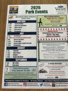 2026- River Fest Park Music Concert Schedule-June 24 to September 9 ...